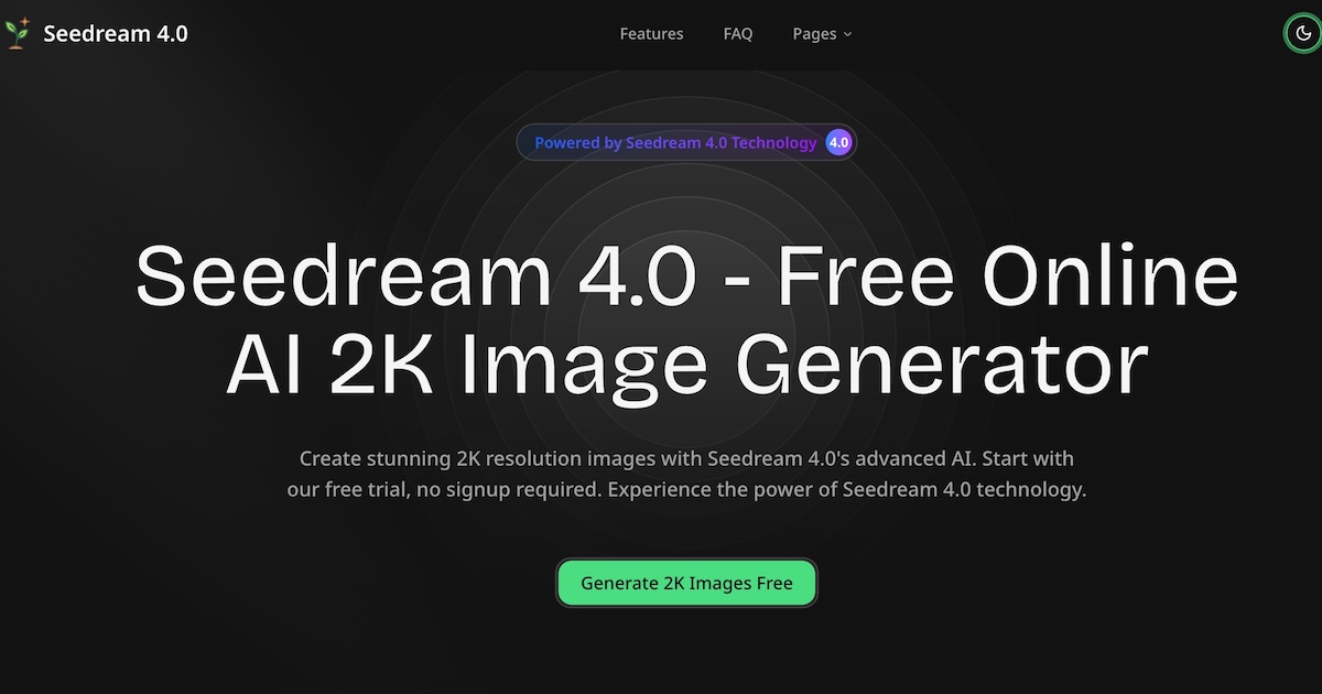 Seedream 4.5: AI-Powered 4K Image Generator | Create Free